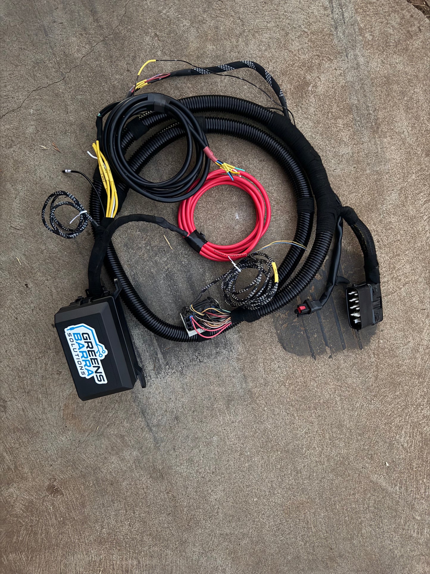 Barra Conversion Wiring Loom | Ford BA BF FG with Fuse Box – Greens ...